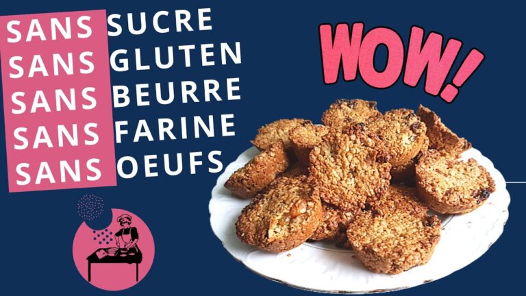 Biscuit sans farine sans sucre | Actualisé octobre 2025
