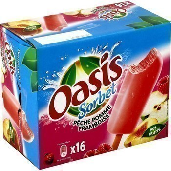 Glace oasis peche pomme framboise | Actualisé septembre 2025